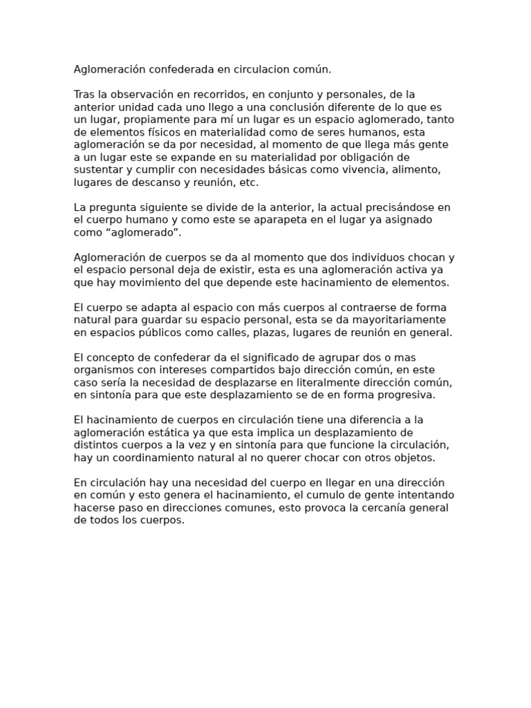 Aglomeración Confederada | PDF