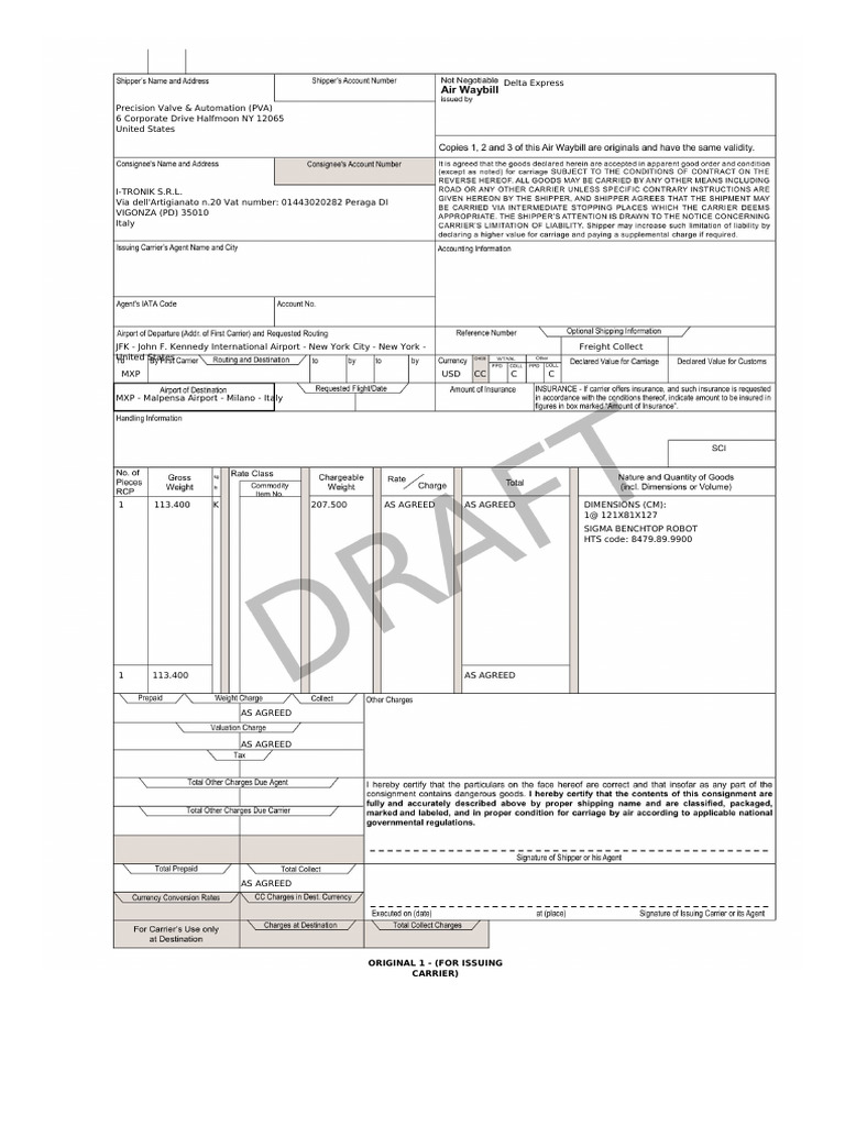 Hawb Aeshp25 0211 - Removed | PDF
