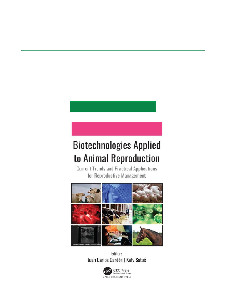 Trends in Animal Reproductive Biotechnology | PDF | Gonadotropin ...