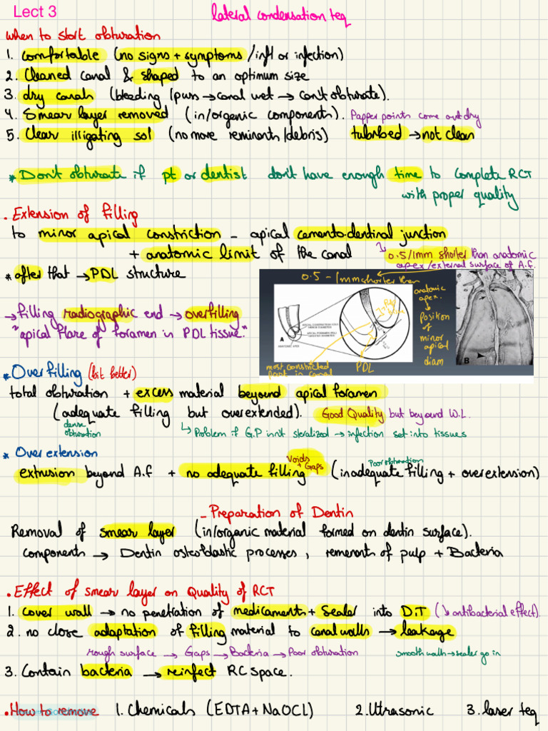 Lect 3 Lateral Condensation | PDF | Medical Specialties | Dentistry ...