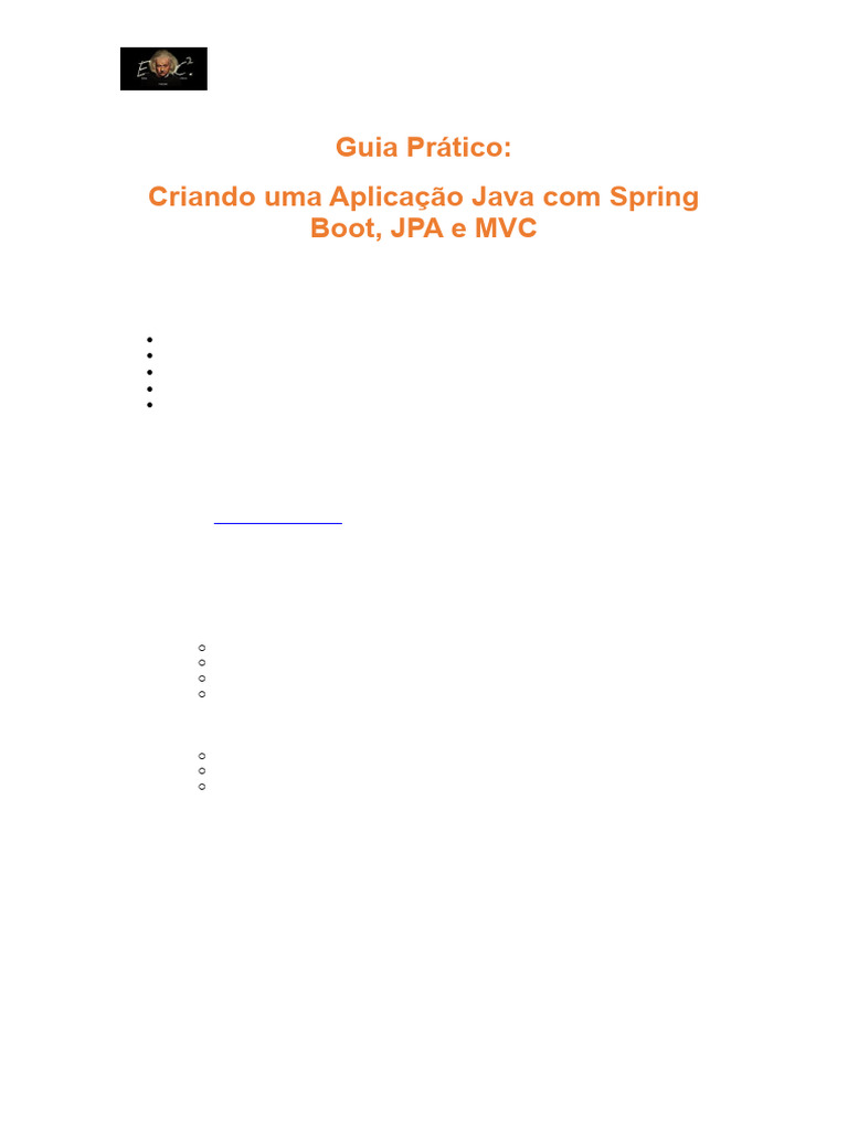 Criando Uma Aplicação Java Com Spring Boot, JPA e MVC | PDF | Model ...