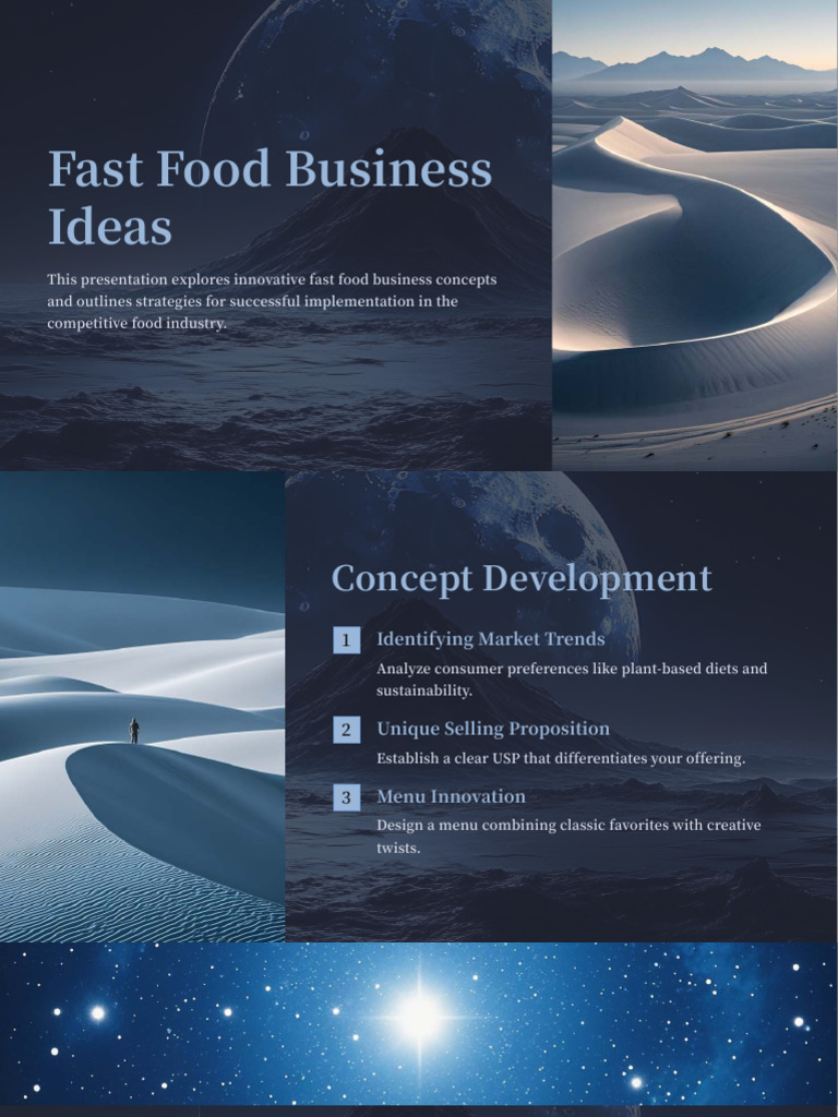 Fast Food Business Ideas | PDF | Supply Chain | Market (Economics)