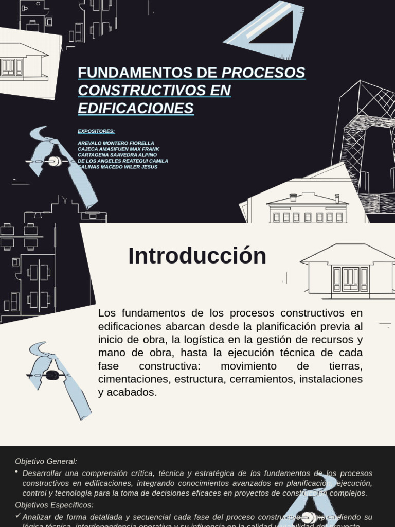 Trabajo de Procesos Constructivos | PDF | Evaluación del ciclo de vida | Planificación