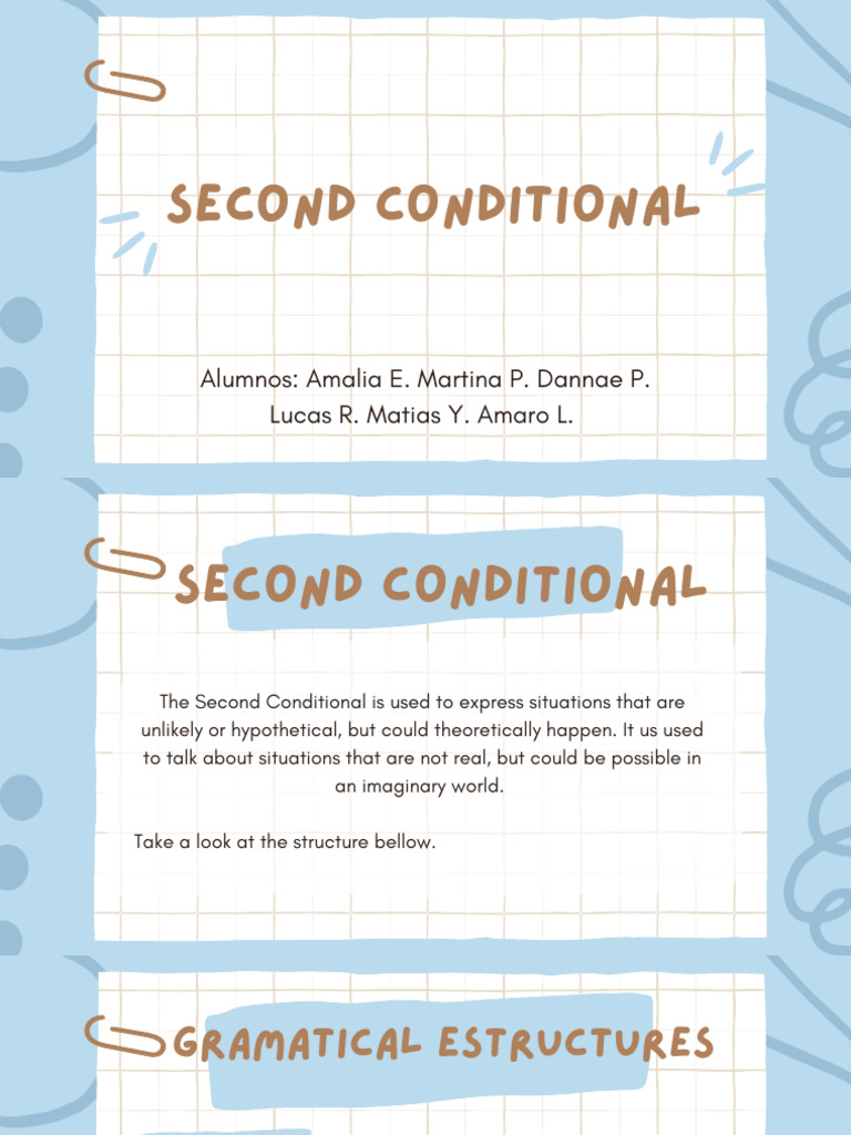Understanding the Second Conditional | PDF