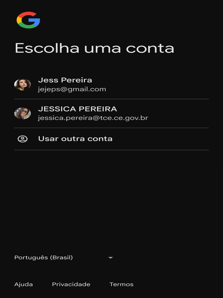 Fazer Login Nas Contas Do Google | PDF
