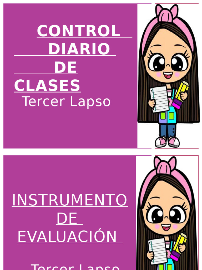 Portada y Evaluación Tercer Lapso | PDF