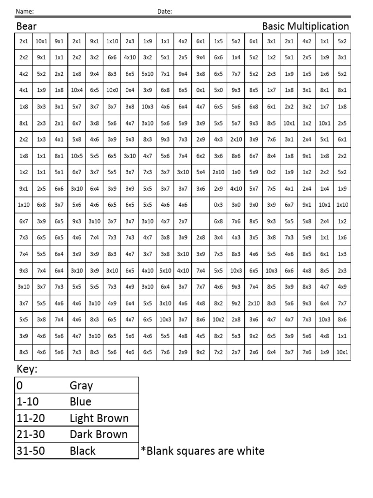 ME4-Bear-multiplication-coloring-page | PDF