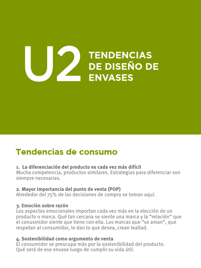 Tendencias de Diseño de Envases | PDF | Producto (Negocio) | Diseño