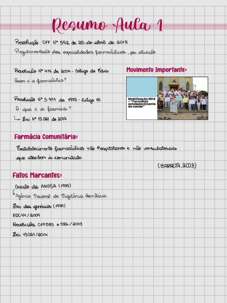 Resumos Aula 1 e 2 | PDF