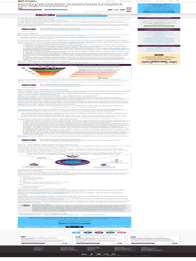 RACE Framework for Digital Marketing | PDF | Digital Marketing | Marketing