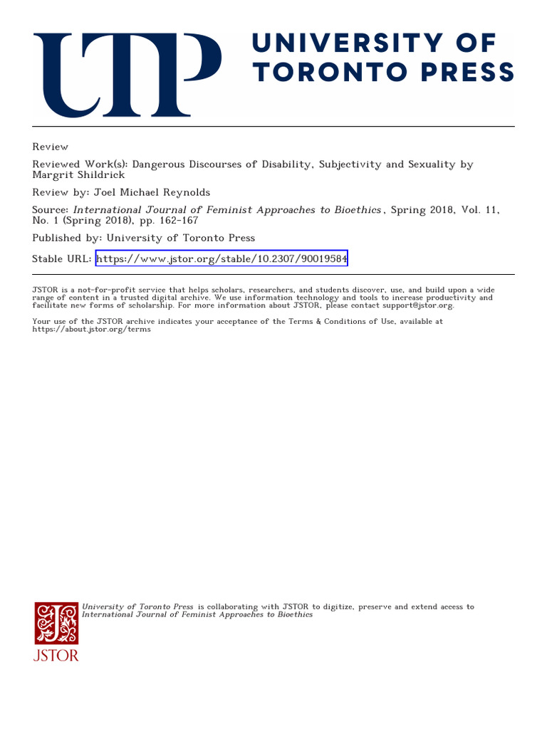 Reynolds InternationalJournalFeminist 2018 | PDF | Phenomenology ...