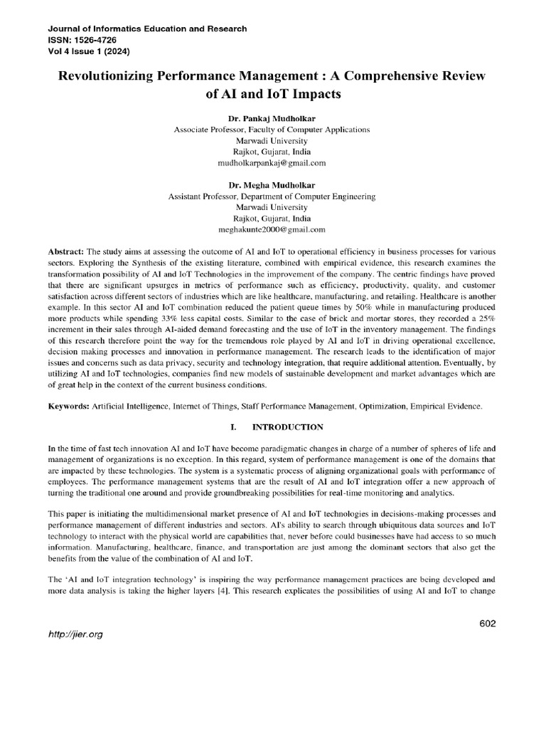 Revolutionizing Performance Management: A Comprehensive Review of AI ...