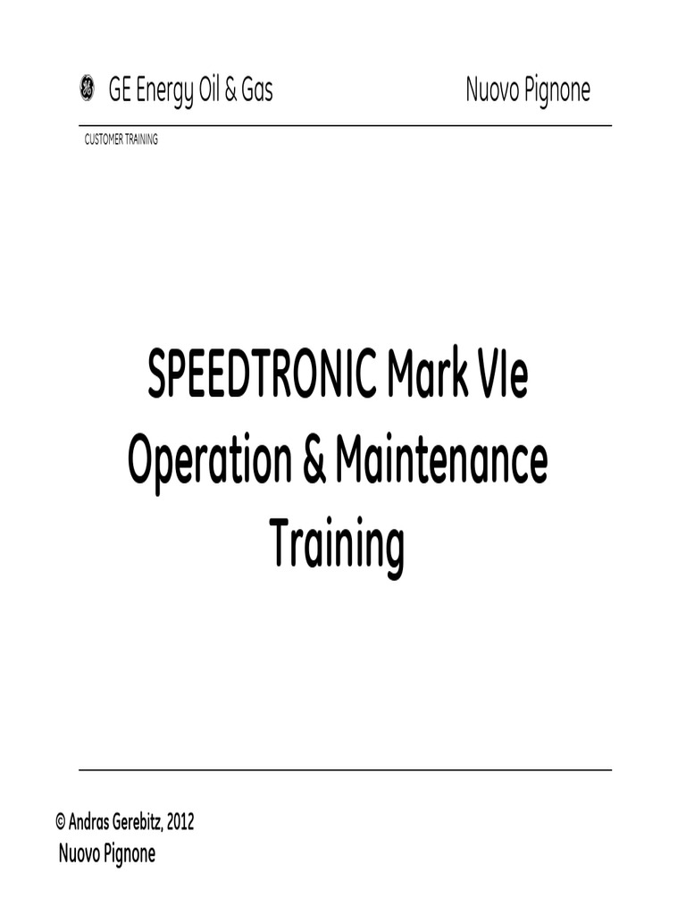 Mark VIe Gas Turbine Training Manual | PDF | Computer Network | Power ...