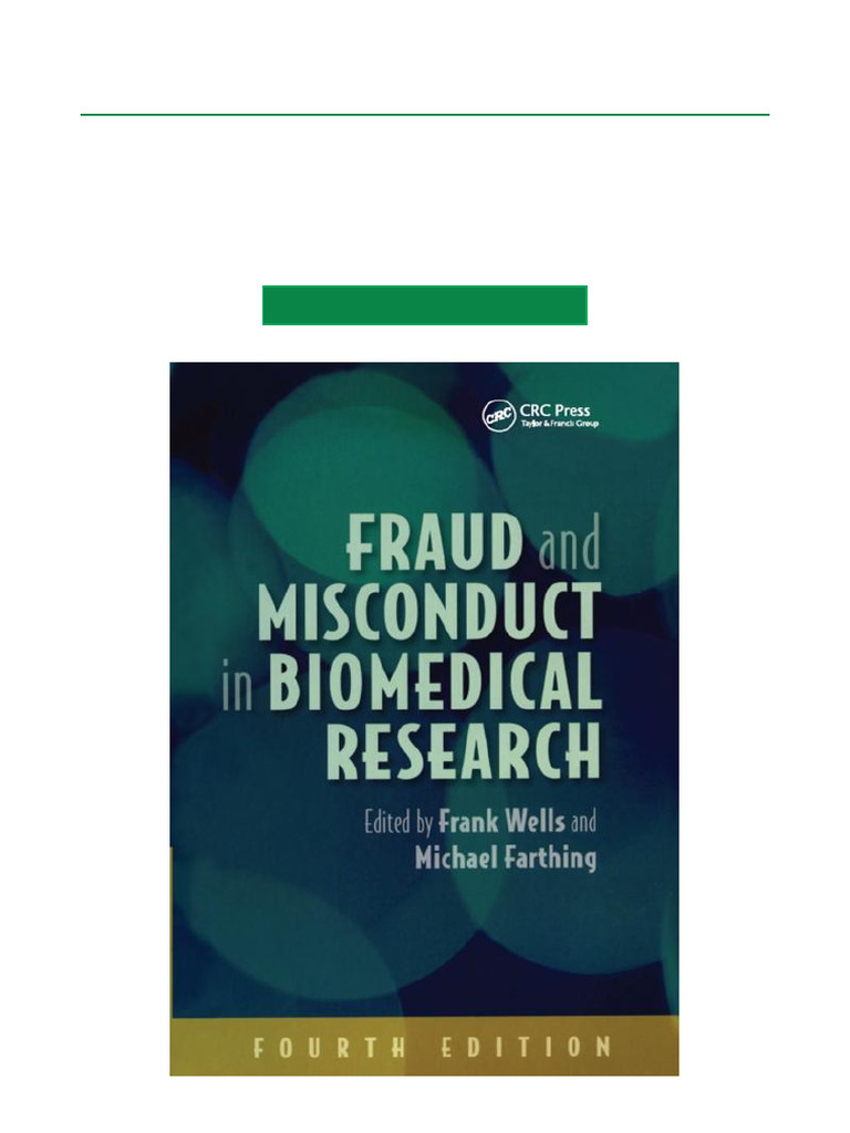 Biomedical Research Misconduct Guide | PDF | Copyright | Methodology