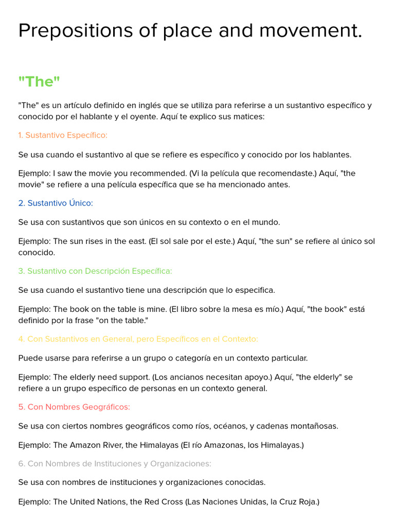 Prepositions of Place and Movement. - 20250301 - 202449 - 0000 | PDF ...