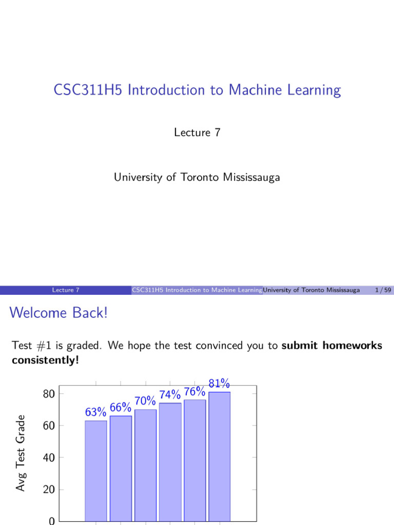 Csc311lec07 Lisa | PDF