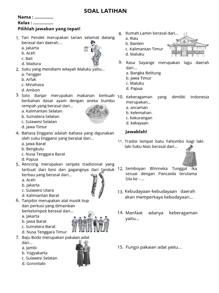 Soal PPKN Bab 3 Kelas 4 | PDF