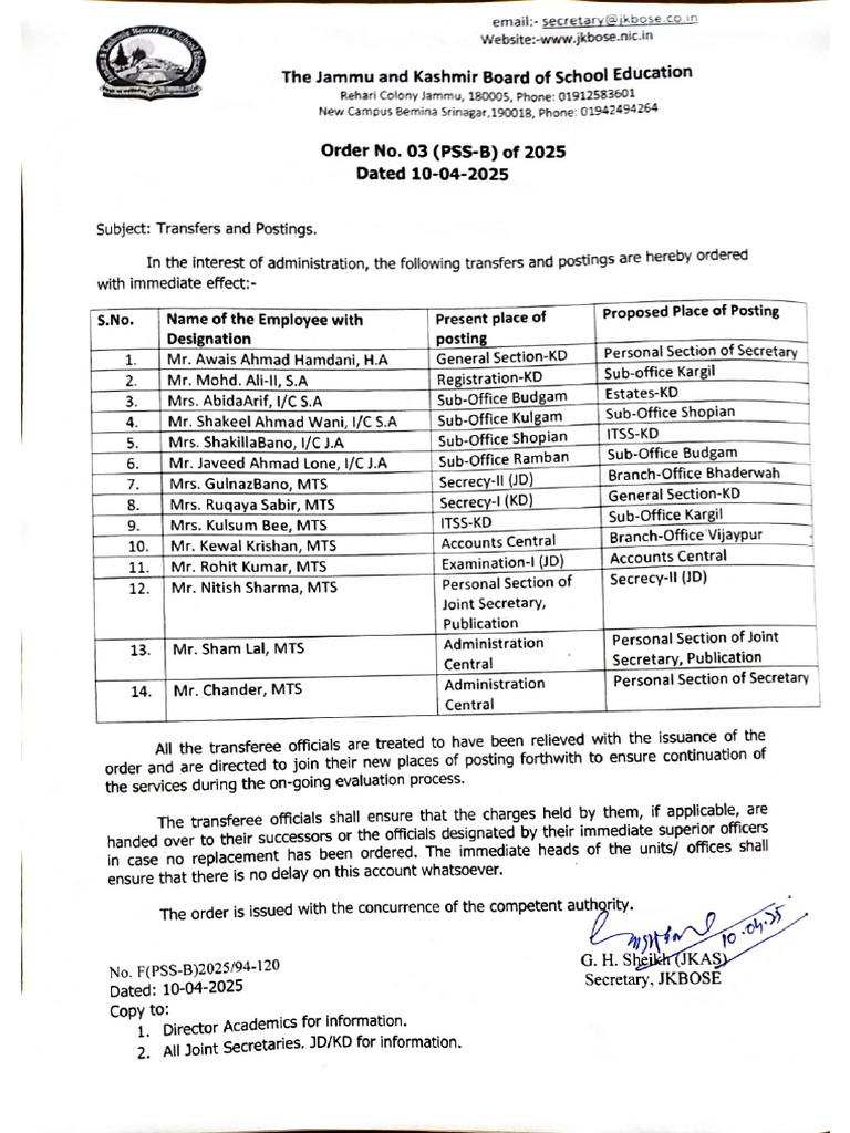 Transfers and Postings-1 | PDF