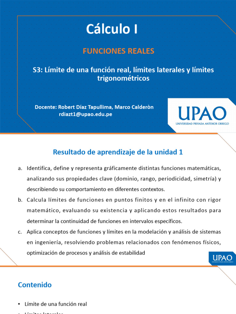 S3 PPT Lim - LimLat - LimTrig-Cal I-Ingeniería | PDF | Límite ...