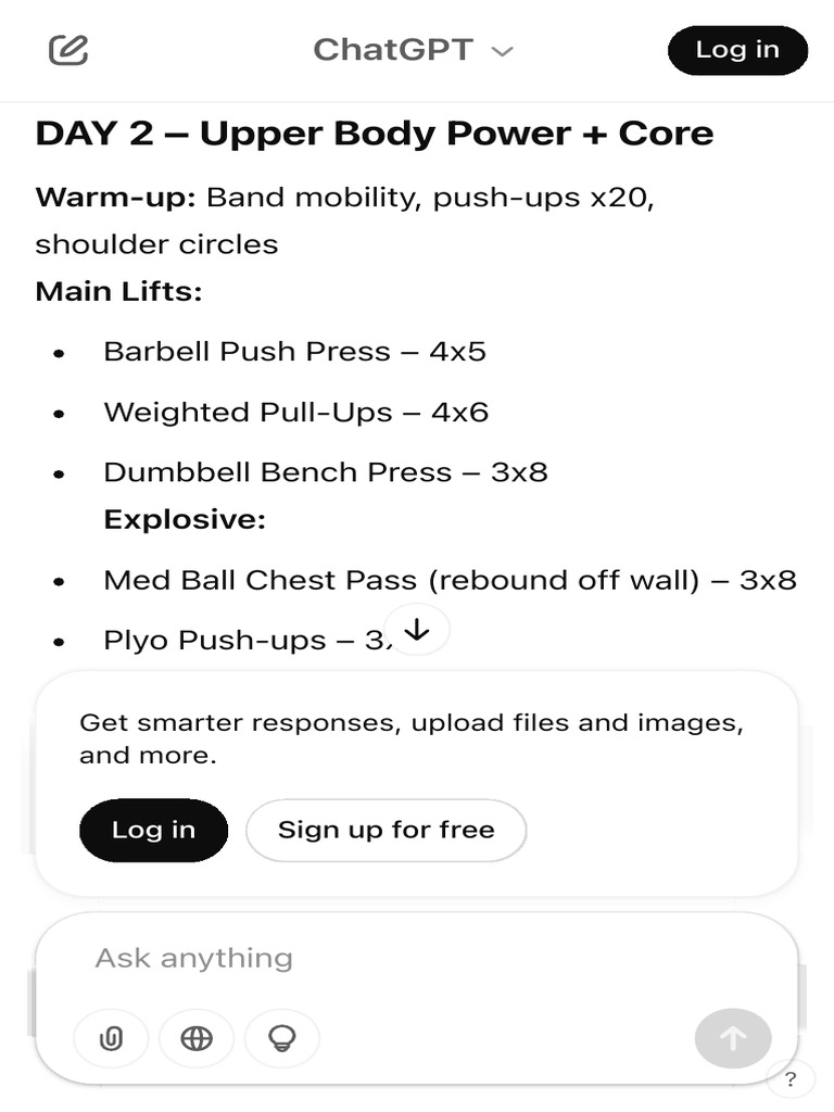 MMA Strength Workout | PDF