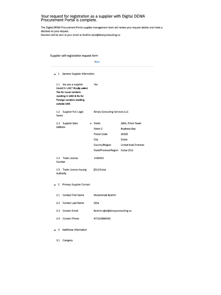 DEWA Registration | PDF
