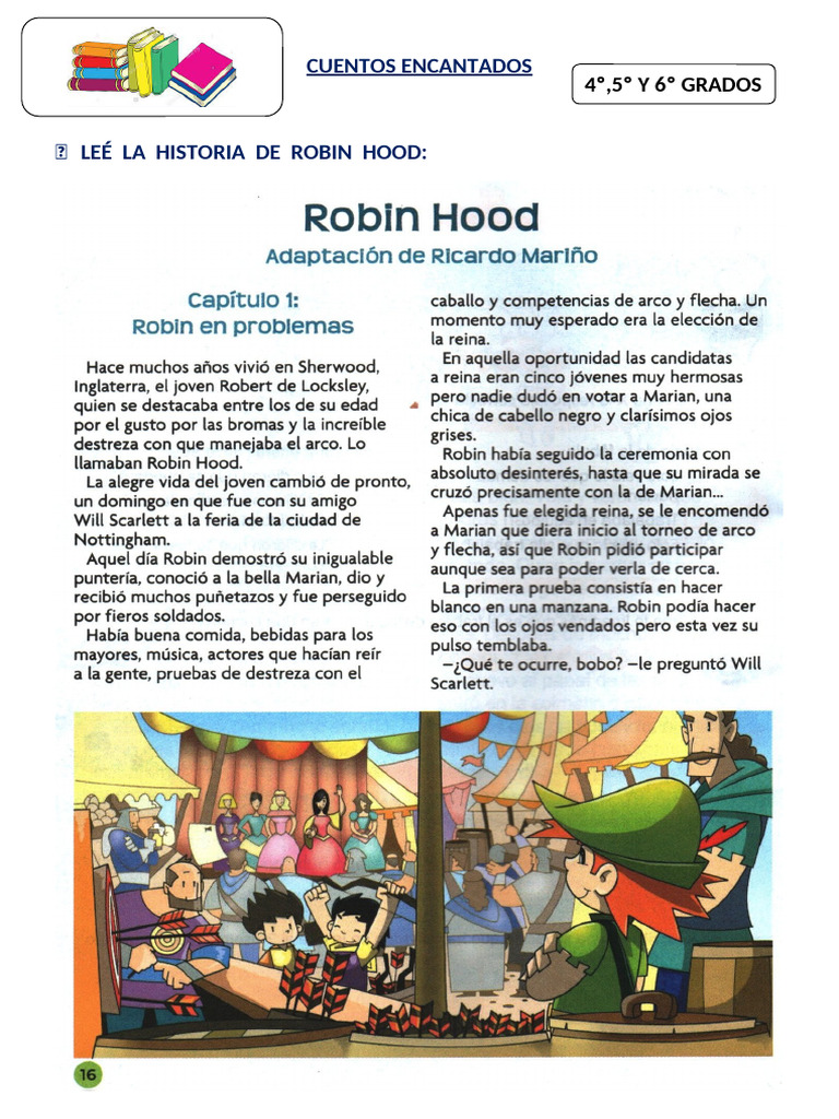 'Cuentos Encantados 4º 5º y 6º Grados' Con Usted | PDF