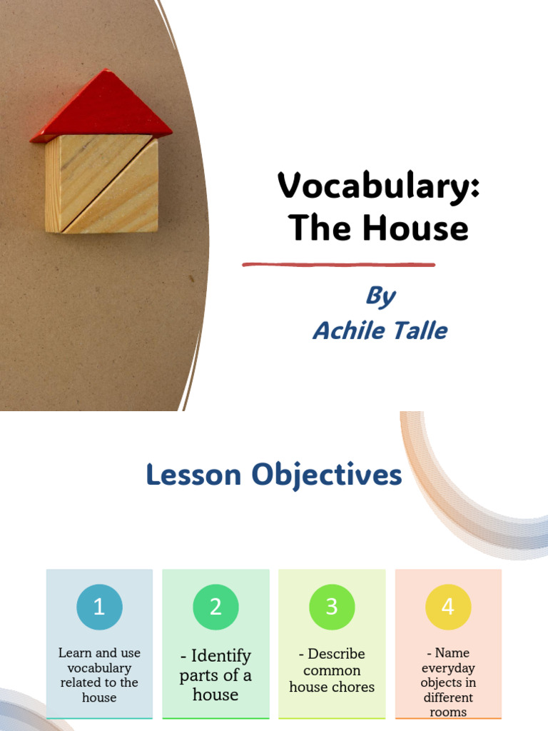 House Vocabulary English B1 | PDF | Bedroom | Room