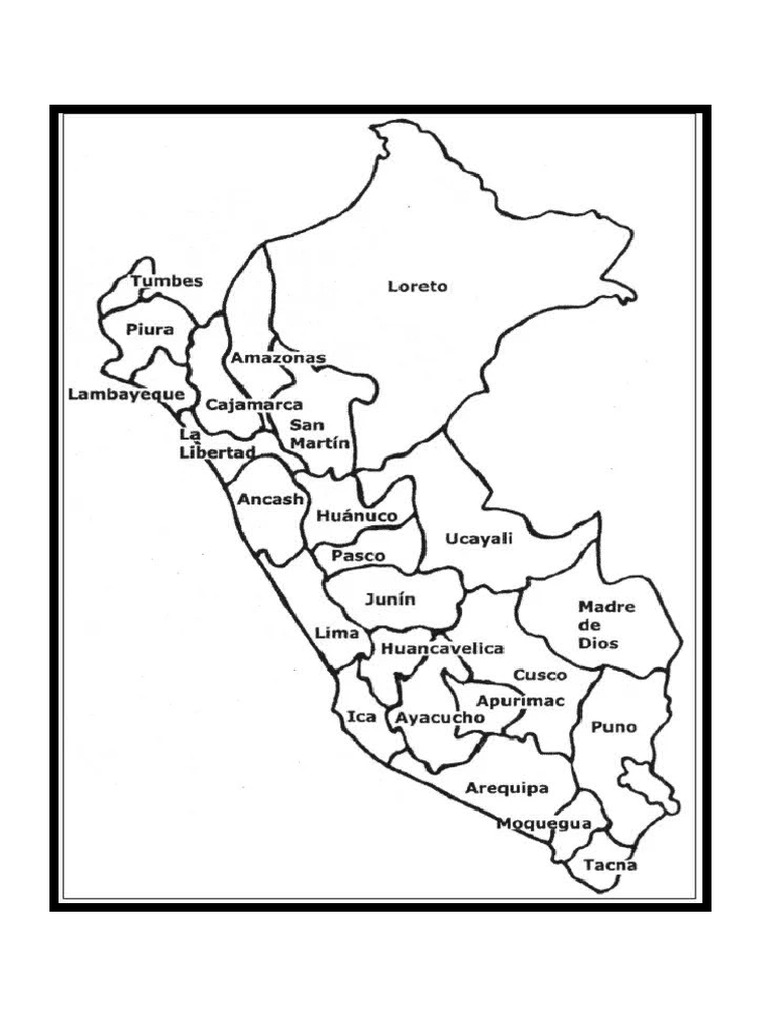 Mapa Del Peru | PDF