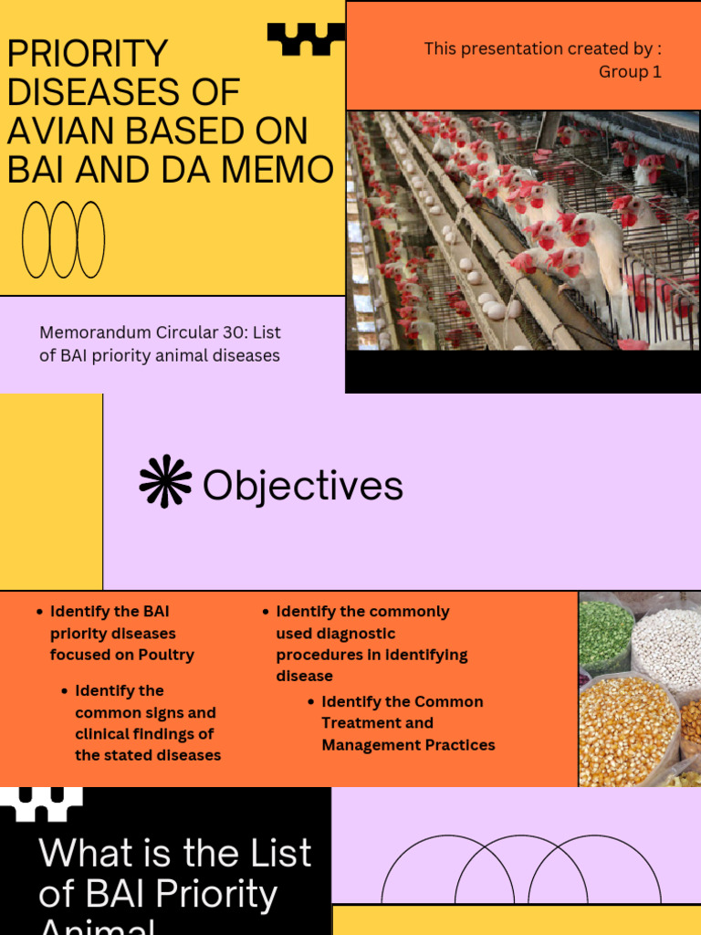 Priority-diseases-of-avian-based-on-bai-and-da-memo | PDF | Avian ...