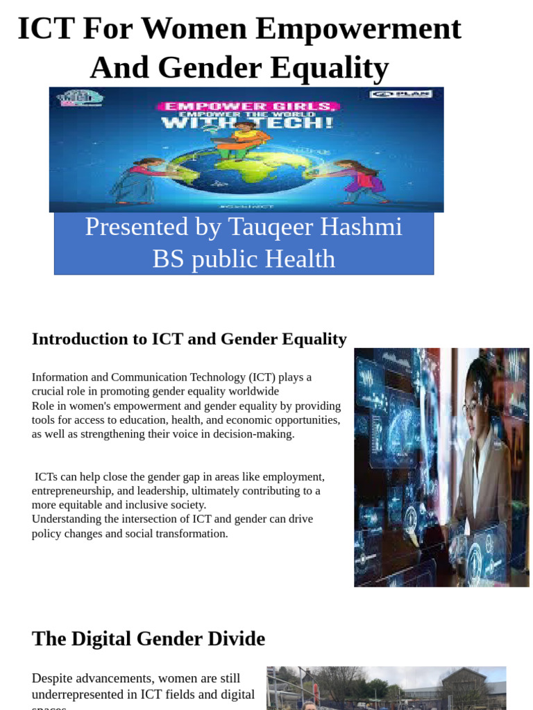 ICT's Role in Women's Empowerment | PDF | Information And ...
