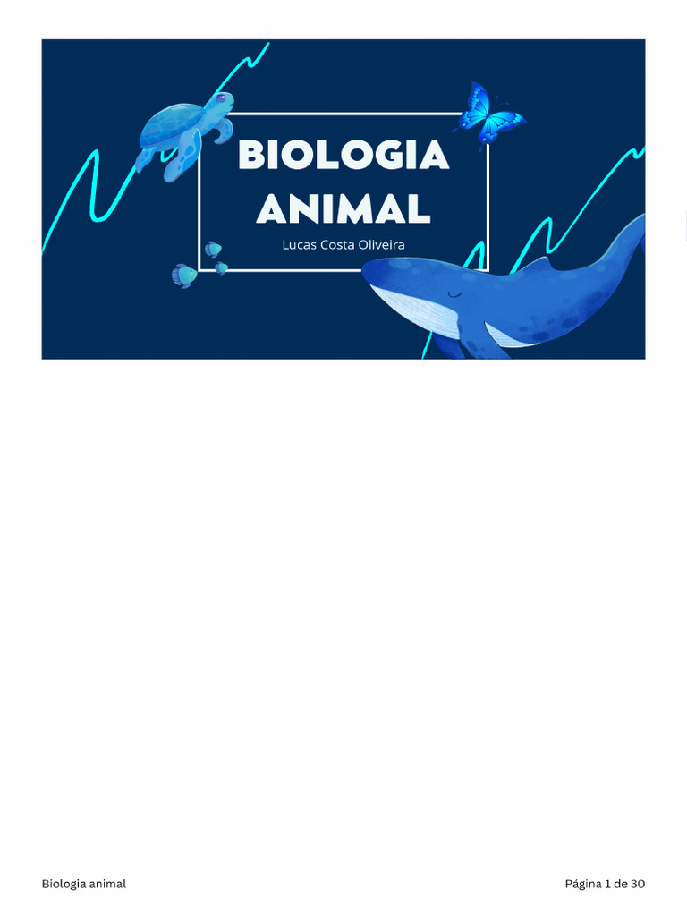 Biologia Animal PDF | PDF