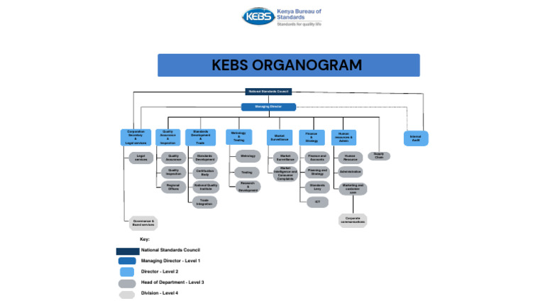 Proposed KEBS Organizational Structure | PDF | Business
