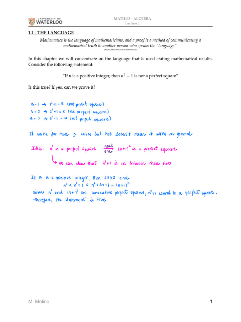 Algebra Language and Concepts Overview | PDF | Mathematics | Algebra