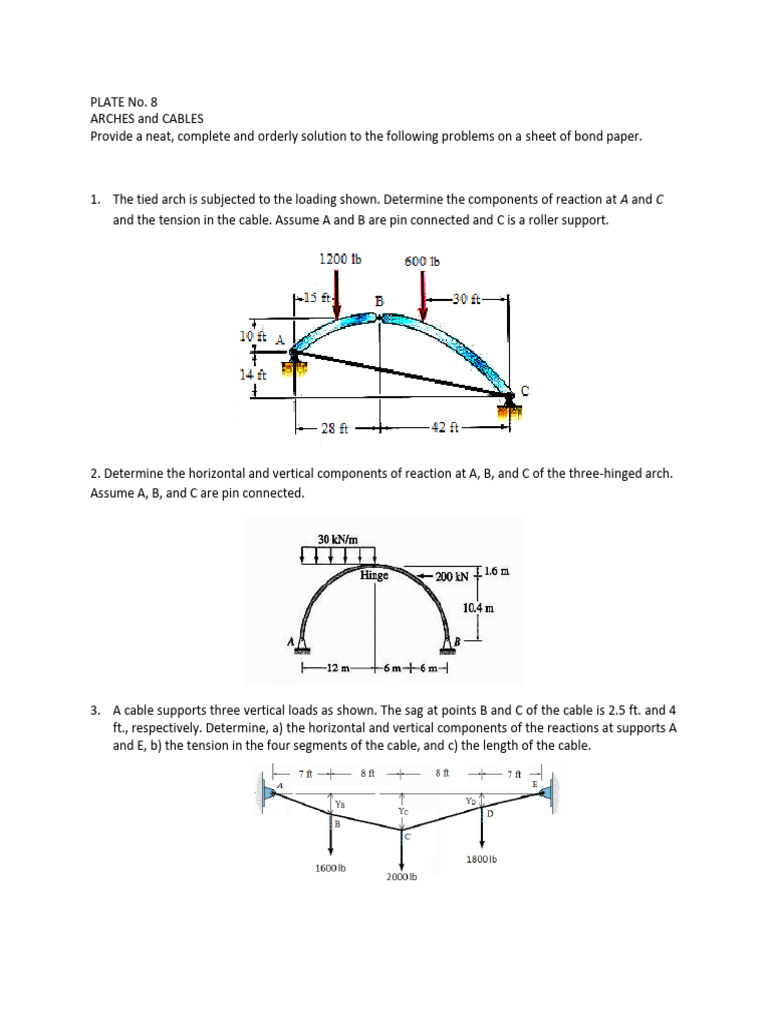 P8 Arches and Cables | PDF