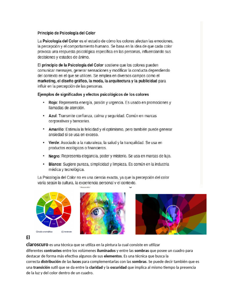 El Claroscuro Es Una Técnica Que Se Utiliza en La Pintura La Cual ...