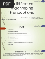 Littérature Maghrébine d'Expression Française | PDF | le Maghreb | Post ...