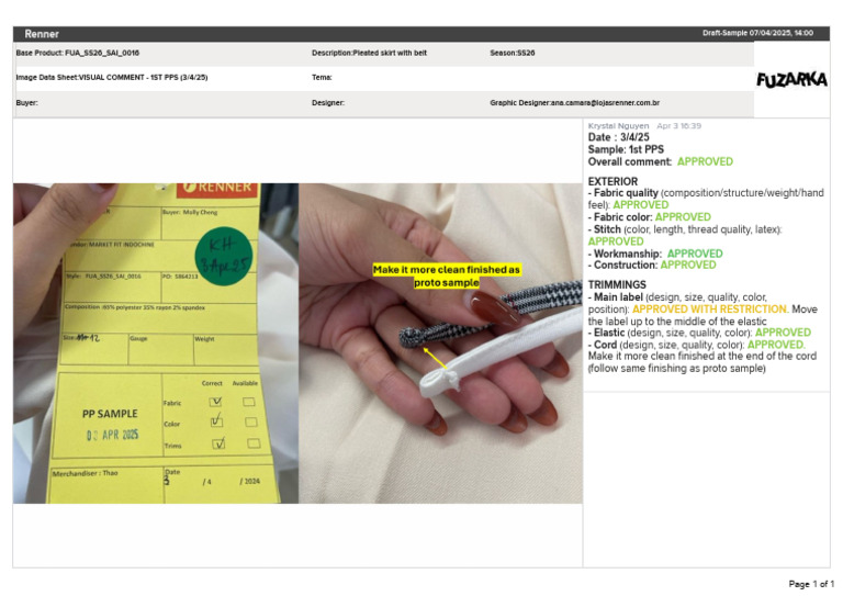 Visual Comment - 1st Pps (3425) - Canvas | PDF | Textiles | Textile Arts