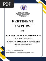 DepEd Teacher Ranking Points Guide | PDF | Identity Document