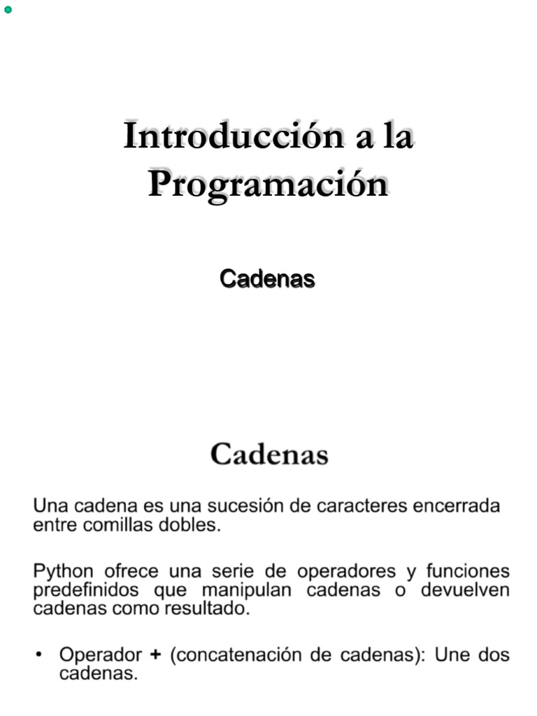 09 Cadenas PDF | PDF