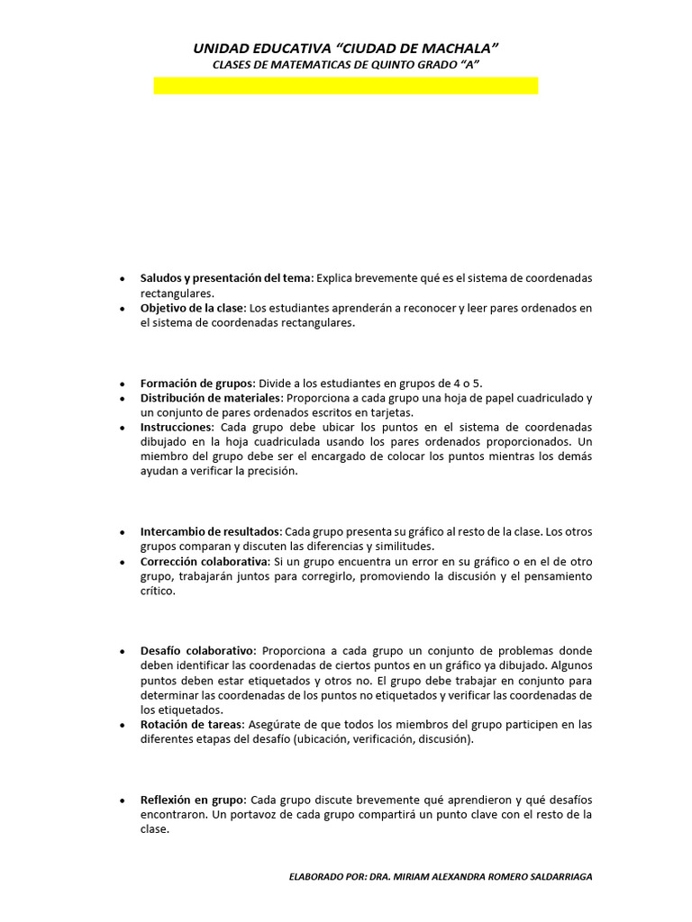 9 Clases de Matematicas para El Primer Trimestre | PDF | Aprendizaje ...