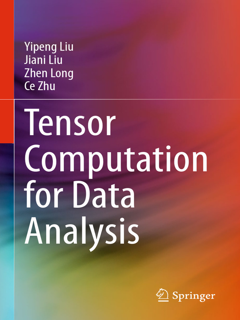 Tensor Computation For Data | PDF | Matrix (Mathematics) | Principal Component Analysis