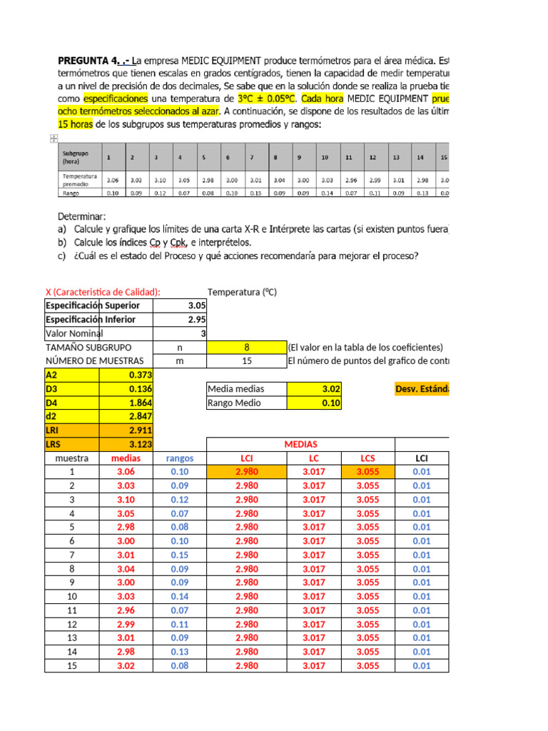 Análisis de Capacidad del Proceso de Calidad | PDF