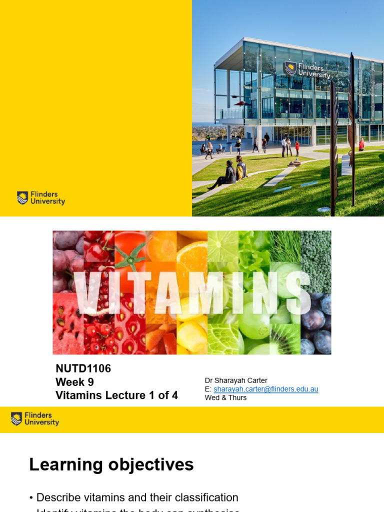Vitamins Overview and Functions | PDF | Vitamin | Antioxidant
