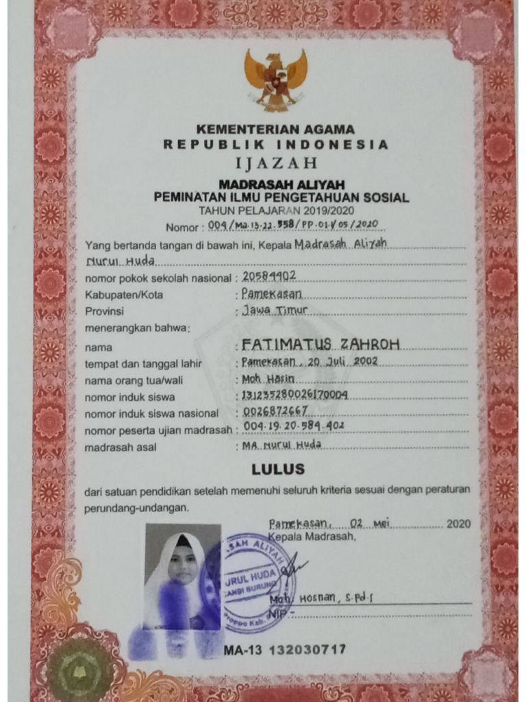 Ijazah MA | PDF