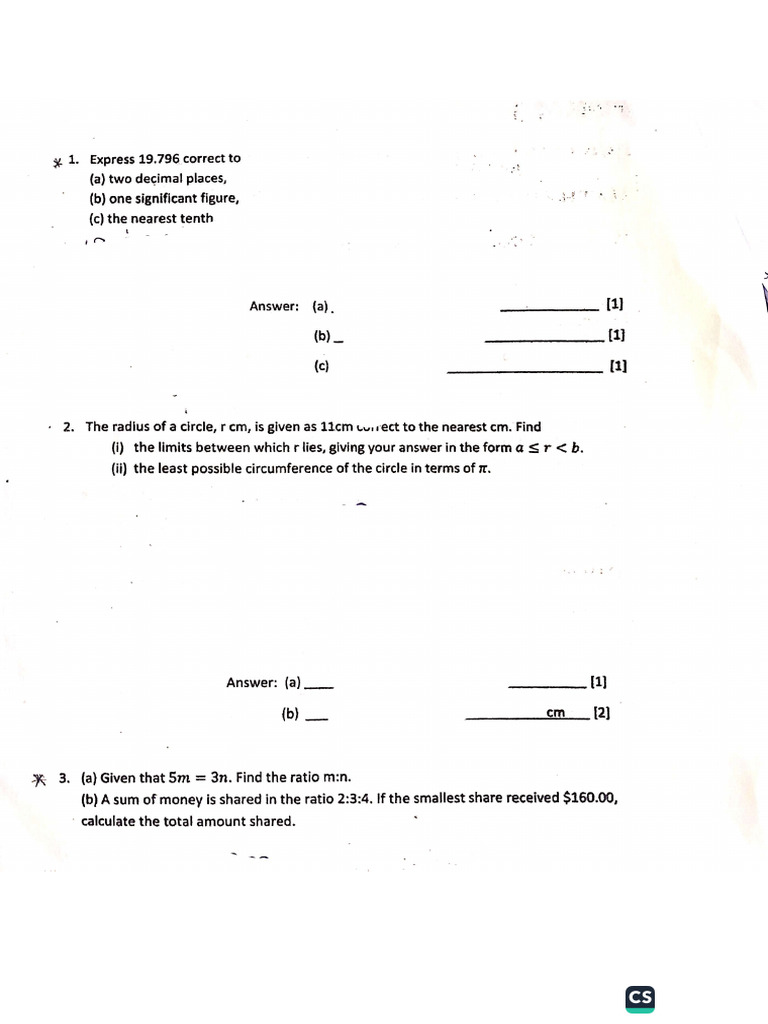 maths_Test_1_ | PDF