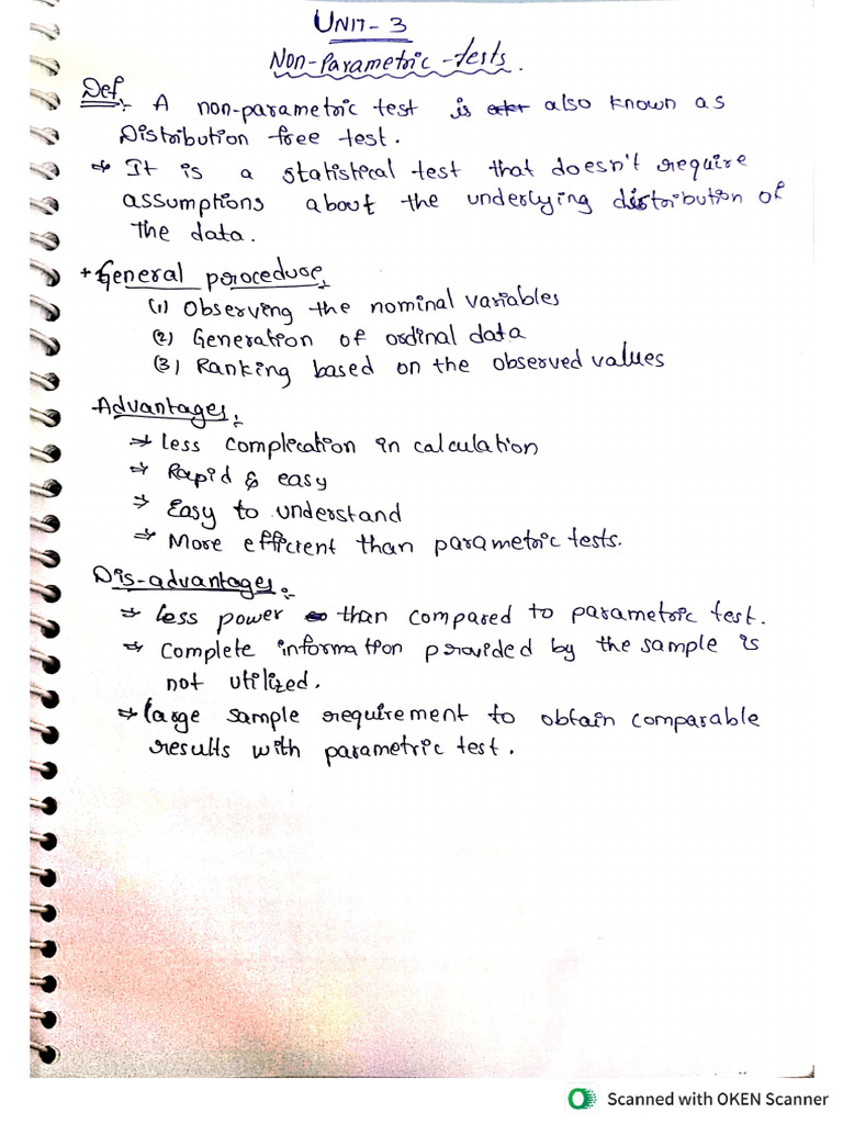 Unit 3 Biostatistics | PDF