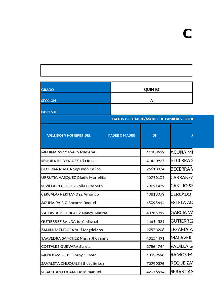 03 Matriz de Condiciones de Conectividad-5° A - 2021 | PDF
