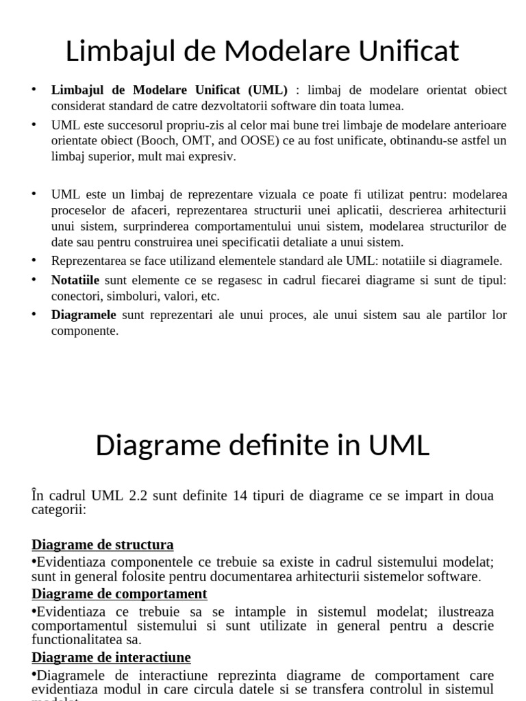 Diagrame in UML | PDF