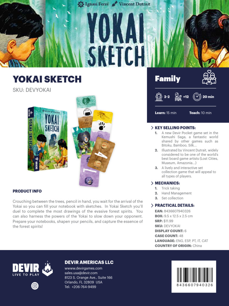 Yokai Sketch Sales Sheet - 06 | PDF