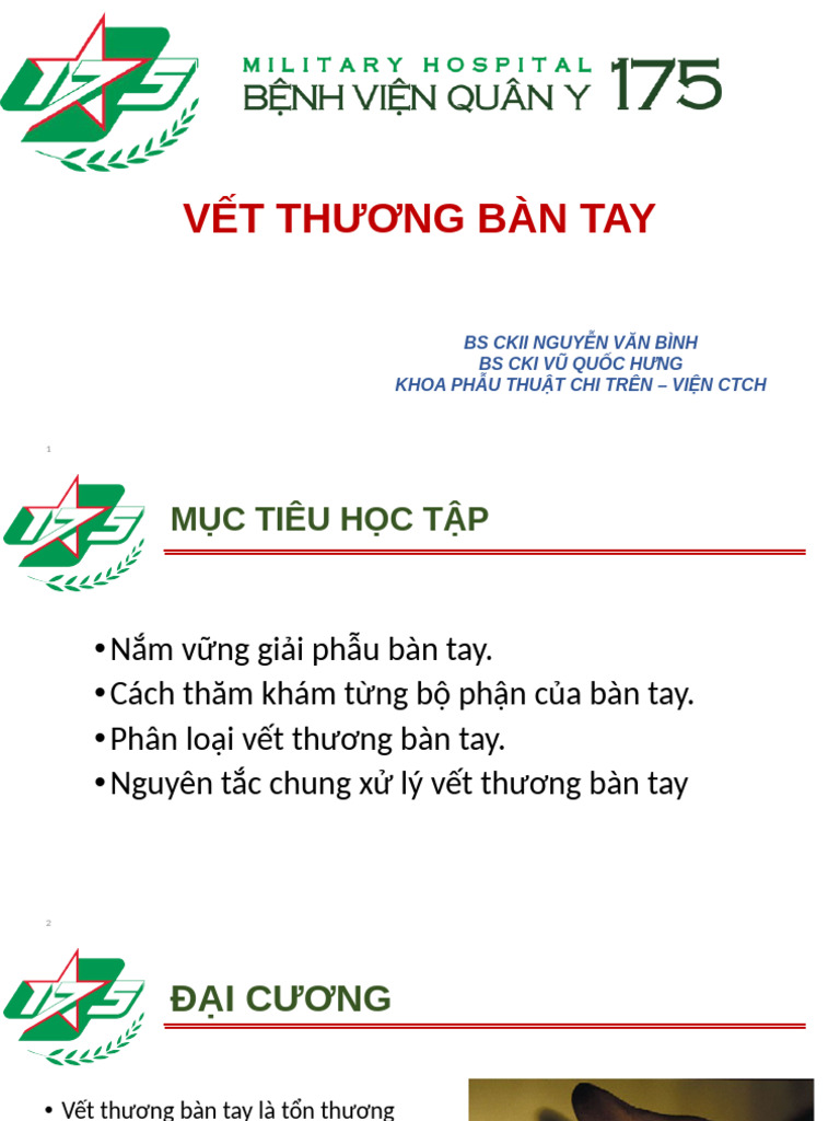 Vet Thuong Ban Tay | PDF
